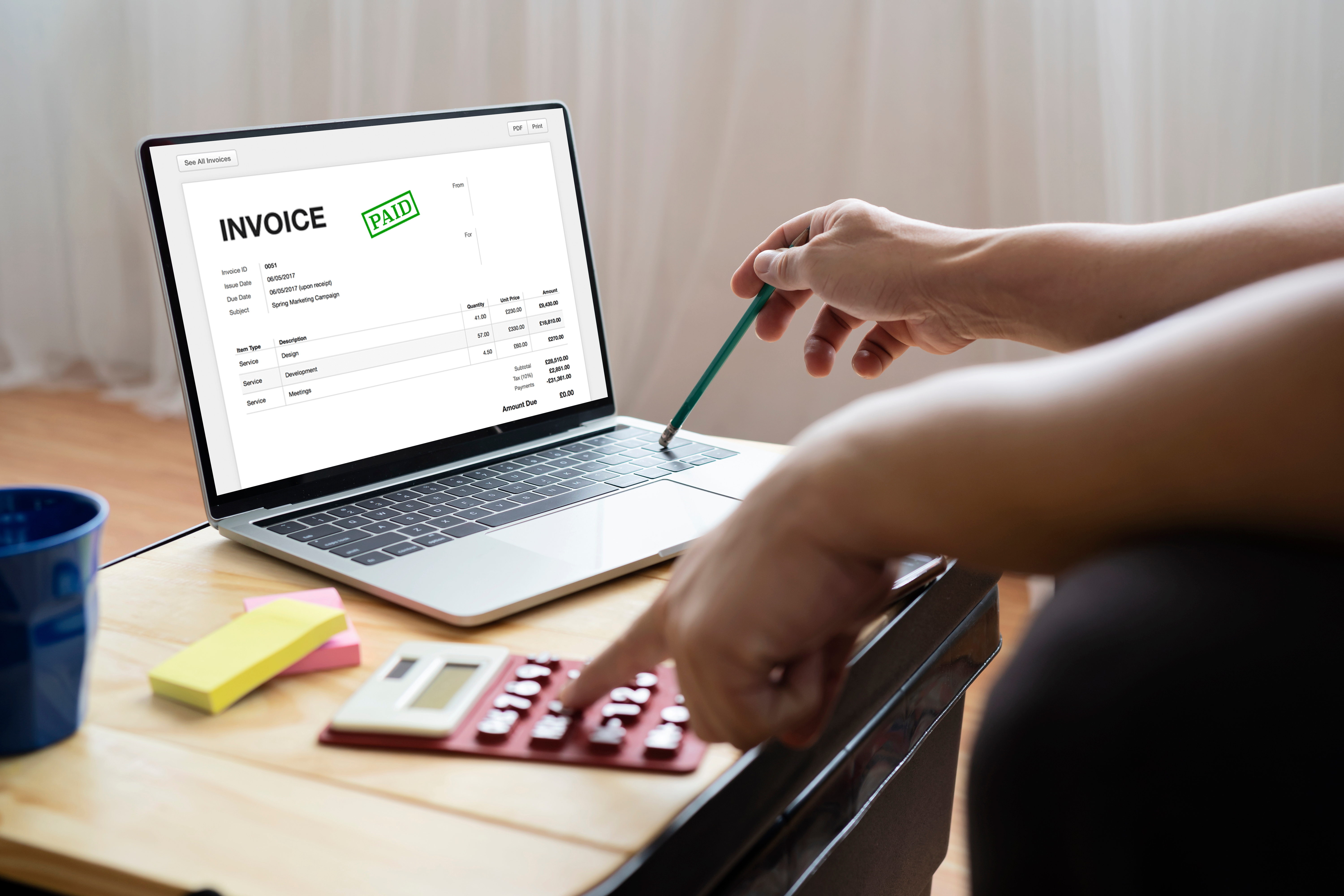 Creating invoices that guarantee prompt payment